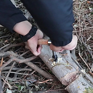 Multifunctional Survival Settlers Tool Hand Auger Wrench Wood Drill Peg and Manual Hole Maker Multitool