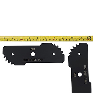 Haiouus 243801-02 Edger Blade, Compatible with Black & Decker 243801-00 LE750 & EH1000 Edger Replacement, Also Fits 40-519 Replacement Blade Edger (2)