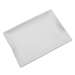 Everyday White by Fitz and Floyd Serve Bowl and Rectangular Handled Platter Set, Set Of 2