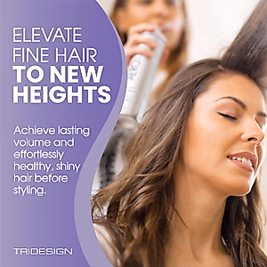 TRI Design Aero Body Infusion Spray-In Volumizer - Achieve Maximum Volume & Enhanced Texture, Weightless Formula for Root Lift & Fullness, Adds Body & Shine, Versatile Style for Hair- 10.5 oz