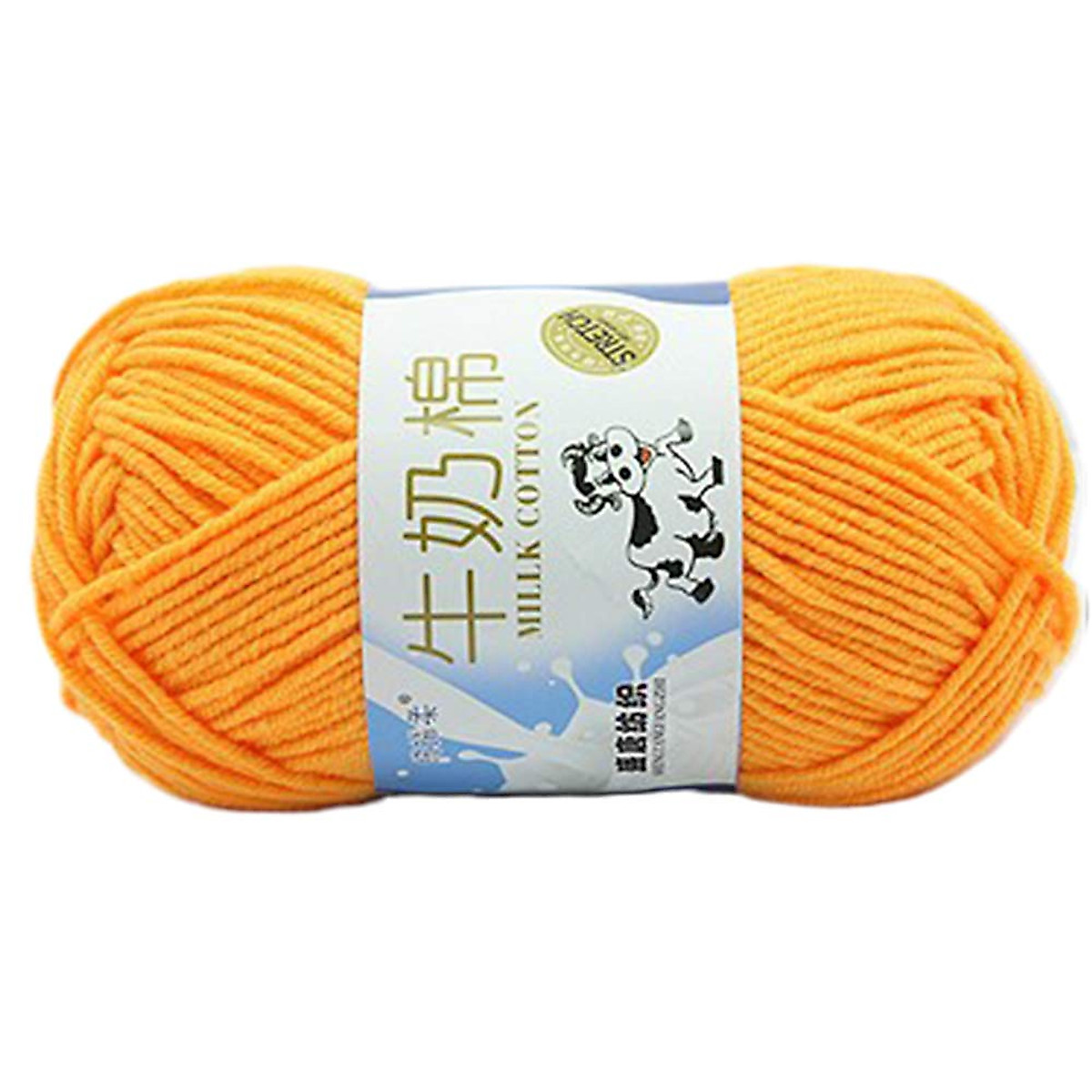 50g DIY Soft Milk Cotton Fiber for Knitting Sweater Blanket Scarf Crochet Knitting Yarn Ball
