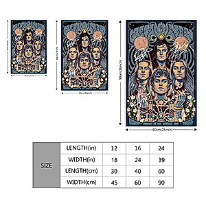 IDfine Art Poster Canvas Wall Art Paintings Cool Posters for Living Room Bedroom Decor Birthday Gift Unframed (16x24Inch(40x60cm))