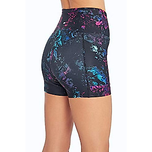 Marika Sky High Rise Shortie, Crystalized Dye Black, X-Large