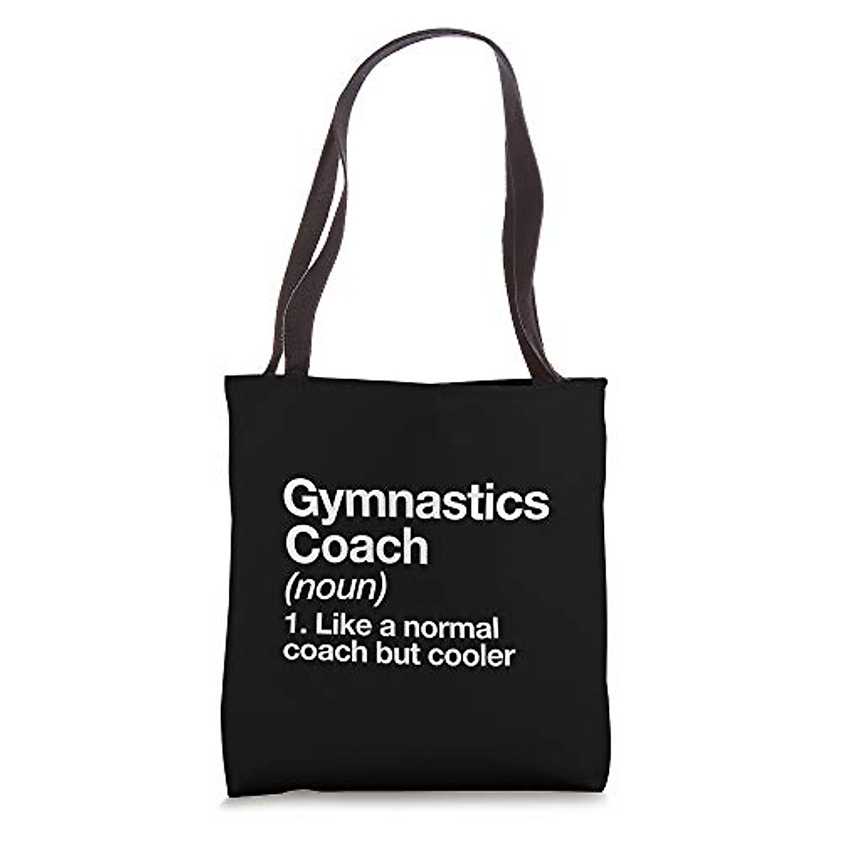 Gymnastics Coach Funny Sports Definition Trainer Instructor Tote Bag