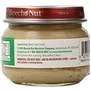 Beech-Nut Stage 1 Beef and Broth, 2.5 Ounce (Pack of 10)