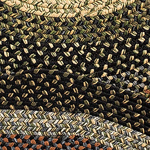 SAFAVIEH Braided Collection 5' x 8' Oval Multi BRD308A Handmade Country Cottage Reversible Area Rug