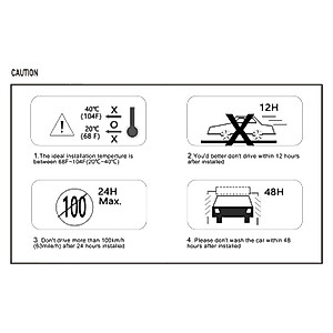 Mifeier 2pc in-Channel Front Sun/Rain Guard Window Visors Compatible with Ford Ranger 1993-2011 Wind Deflector 92083