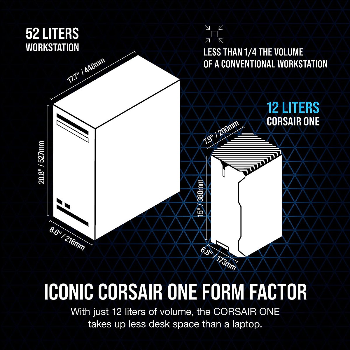 Corsair ONE i200 Compact Gaming PC - Intel® Core™ i7-11700K CPU - NVIDIA® GeForce RTX™ 3080 Graphics - 32GB Vengeance LPX DDR4 Memory - Thunderbolt 3™,Windows 10 Home