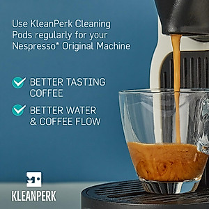 KLEANPERK 5 Pack Compatible Nespresso Cleaning Pods for Nespresso Original Machines I Cleaning Kit for Better Tasting Coffee I Nespresso Machine Cleaner I Easy and Safe to Use