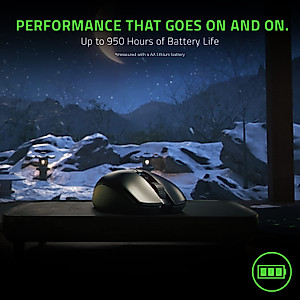 Razer Orochi V2 Mobile Wireless Gaming Mouse: Ultra Lightweight - 2 Wireless Modes - Up to 950hrs Battery Life - Mechanical Mouse Switches - 5G Advanced 18K DPI Optical Sensor - Strike Edition