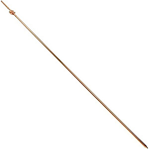 Skywalker - 4ft Ground Rod with Attached Wire Clamp | Copper Grounding Rod Protects Electric Fences, Antennas, Generators, Satellite Dishes