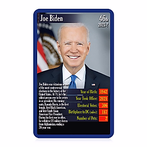 Top Trumps Card Game US Presidents - Family Games for Kids and Adults - Learning Games - Kids Card Games for 2 Players and More - Kid War Games - Card Wars - for 6 Plus Kids
