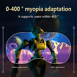 Head Mounted 3D HD VR Glasses - Universal Goggles Movies Video Games 360 ° Panoramic Immersive Experience Movies Video Games VR Glasses forChildren Family Adults Birthday Holiday