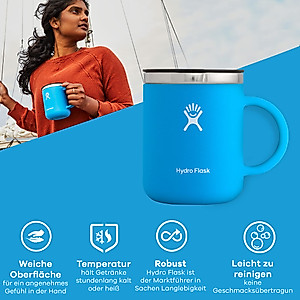 Hydro Flask Mug - Stainless Steel Reusable Tea Coffee Travel Mug - Vacuum Insulated, BPA-Free, Non-Toxic