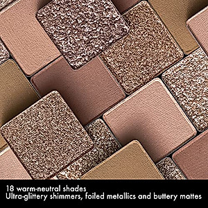 LORAC PRO Matte & Shimmer Eyeshadow Palette, Soleil | Glitter | Mirror Compact | Cruelty Free, Gluten Free, Vegan