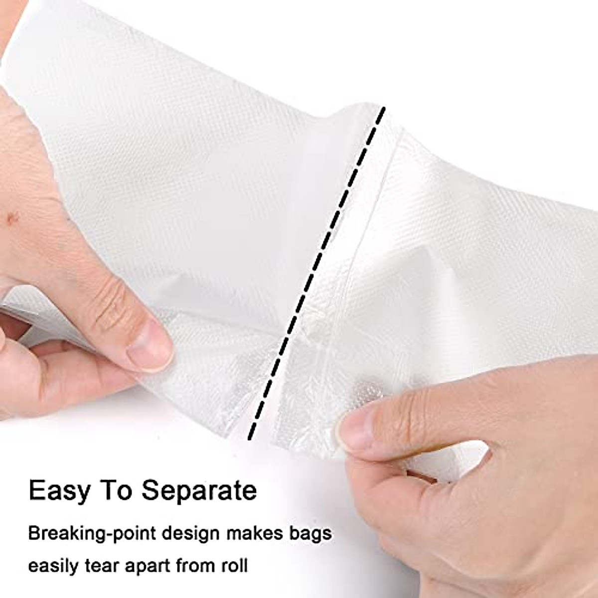 Tebery 200 Counts 4 Gallon Clear Small Garbage Bags Trash Bags, Wastebasket Bin Liners for Bathroom Bedroom Office Trash Can, 4 Rolls