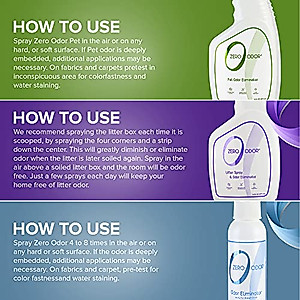 Zero Odor ZOP 1062 Lover's Kit Cats Odor Remover