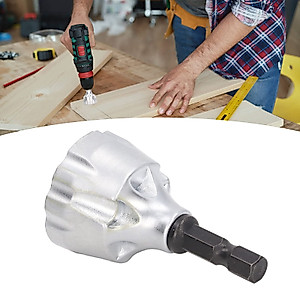 External Deburring Tool, External Chamfer Tool Carbide Hex Shank Chamfering Deburring Power Tool Accessories, for Metal Plastic Power Drill Wood
