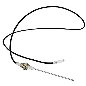 MCAMPAS Set of 4 PCS Spark Igniter with M10x1 Threaded Universal Ceramic Electrode Ignition Plug Wire 36", Fit for Gas Fireplace & Oven & Heater & Kitchen Igniter…