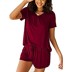 Avidlove Women's Shorts Pajama Set Short Sleeve Sleepwear Nightwear Pjs Holiday Pajamas for Women S-XXL