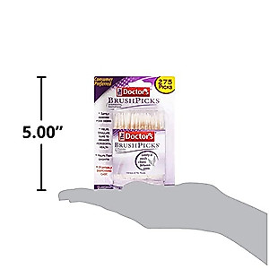 The Doctor's Brushpicks 275 Each - 4 Pack = 1100 Brushpicks Improvement in Your Oral Health.