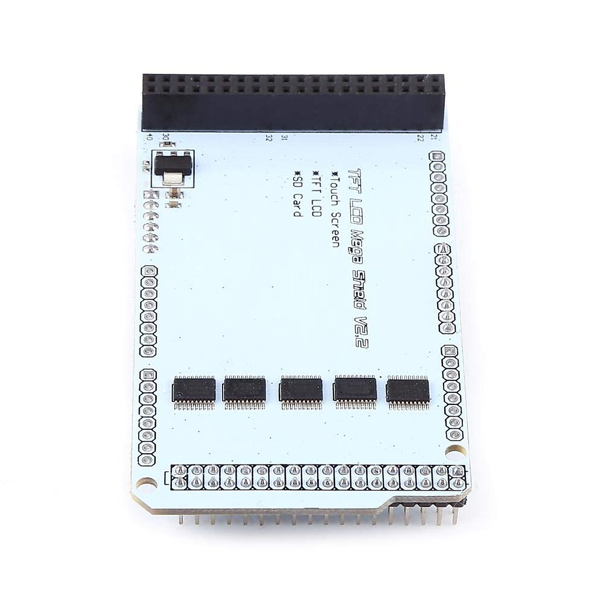 Touch LCD Shield, 3.2 inch TFT LCD Module Mega Shield V2.2 Expansion Board for Touch Screen Display for arduino Compatible with MEGA 2560