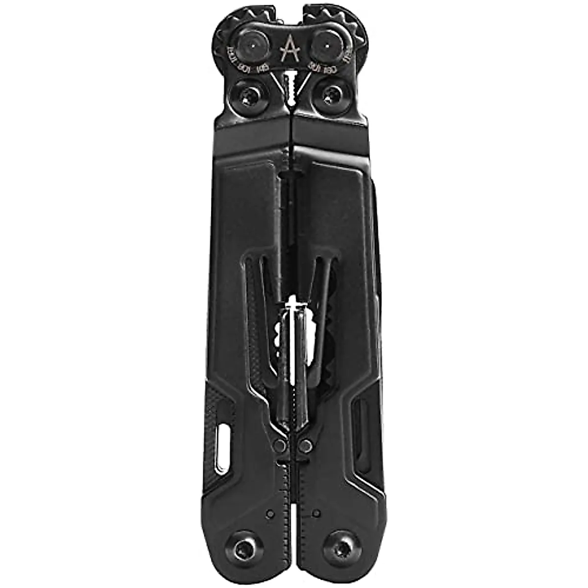 SOG PowerPint Mini Multi-Tool-Utility Tool with Compound Leverage Smooth Open, 18 Lightweight Specialty Tools, Stainless Steel Blade-Black (PP1002-CP)