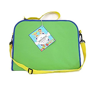 Kids Backseat Travel Tray Organizer Holds Crayons Markers an iPad Kindle or Other Tablet. Great for Road Trips and Travel used as a Lap Tray Writing Surface or as Access to Electronics for Kids Age 3+