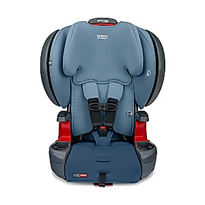 Britax Grow with You ClickTight Plus Harness-2-Booster Car Seat, 2-in-1 High Back Booster, SafeWash Cover, Blue Ombre