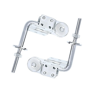 Car Headrest Pillow 2pcs Sofa Headrest Hinge Pillow for Couch Seat Pillow Couch Throw Pillows Thread Sofa Pillow Hinge 5- Gear Sofa Pillow Iron Silver Sofa Accessories Binaural