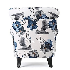 Christopher Knight Home Roseville Fabric Club Chair, Floral Print
