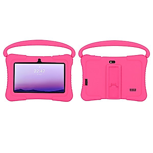 Kids Tablet, 7inch Tablet for Kids Android 12 Tablet, 2GB 32GB, 10000mAh batery, Dual Camera, with Protective Cover 3D Design Toddler (US Plug)