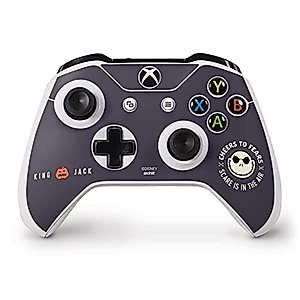 Skinit Decal Gaming Skin Compatible with Xbox One S Controller - Officially Licensed Disney Cheers to Fears Design