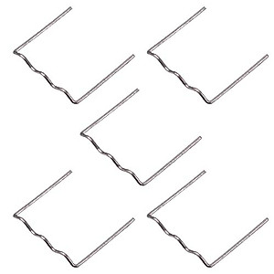 Wakauto 500pcs Hot Staple Repair Machine Plastic Welding Hot Stapler Car Auto Bumper Repair Pre Cut for All Cars Flat Angle 0.6mm