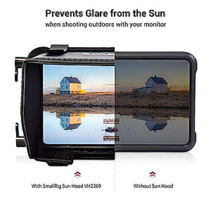 SmallRig Ninja V Sun Hood / Ninja V+ Sun Hood / Shinobi 5” Sun Hood for Atomos Shinobi 5”/ Ninja V / Ninja V+ SmallRig Cage VH2269