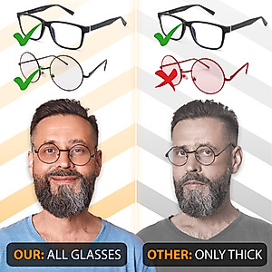 SIGONNA Glasses Strap Holder - No-Tail Eyeglass Strap Cord String - Adjustable Eye Glasses Holders Around Neck Head - Eyeglasses Strap Lanyard - Sunglasses Glasses Strap for Men Women - 2 Pcs