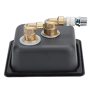 Cup Rinser,Matte Black Stainless Steel Automatic Cup Rinser Washer er for Hotel Bar Coffee Tea Shop Cup Rinsercup Rinser Er Washer Stainless Pitcher Rinser Steaming Pitcher Rinser