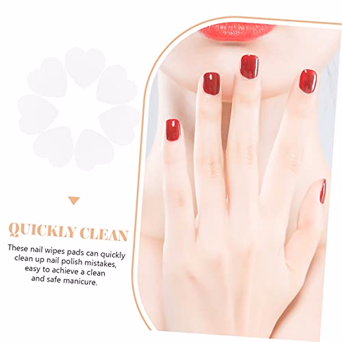 BIUDECO 200 Sheets Eyelash Cleaning Pads Gel Remover Pads Nail Cotton Pads Lint Free Nail Wipes Travel Wet Wipes Eyelash Gel Travel Supplies Makeup Remover Wipes Travel Size Nail Pads