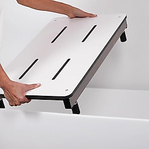 Seachrome Removable Tub Seat, Bridgeport 27-Inch x 15-1/2-Inch, White Phenolic