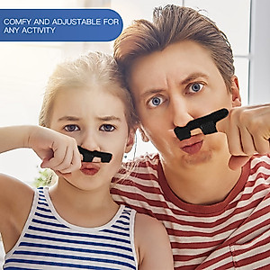 Trigger Finger Splint Knuckle Brace: 2 Pieces Adjustable Finger Padded Straightener for Right and Left Hand Index Middle Ring Pinky Support for Alleviating Finger Locking Popping Bending Stiffness