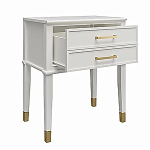 CosmoLiving Westerleigh End Table, White