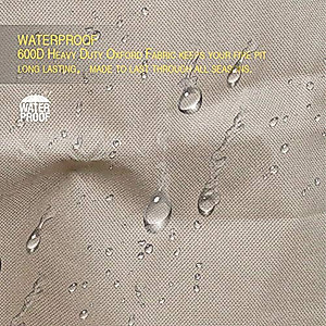 BALI OUTDOORS Spring Chair Cover Waterproof Outdoor Patio Furniture Cover, Brown