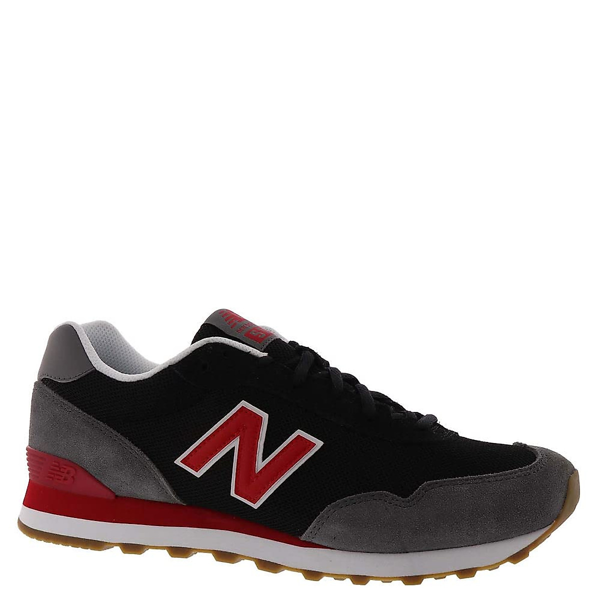New Balance Men's 515 V3 Sneaker, Black/Team Red, 9