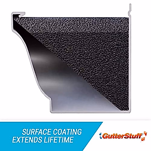 GutterStuff GSK432-2 K-Style Gutter Guard, 4-Inch, Original