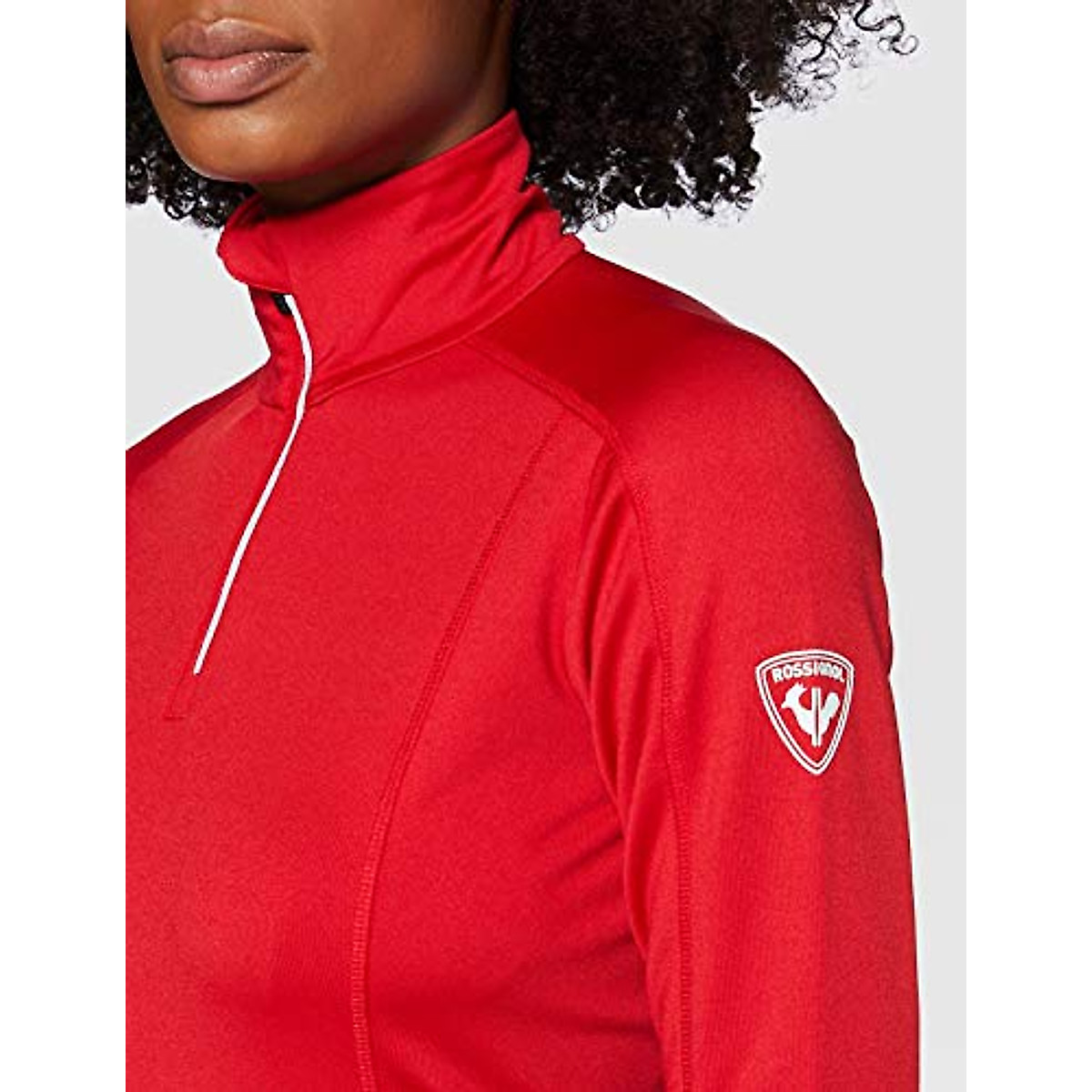 Rossignol Classique 1/2 Zip Fleece, Women, Carmin, L