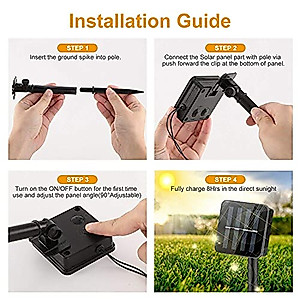 Kisosmart Hebeco Outdoor String Lights led with Two-Way Charging, 23ft 50LED Honey Bee Solar String Lights Outdoor Decorative and Indoor for Garden,Patio，Wedding,Party Decorative Lights