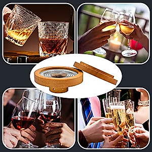 Luckykxbb Cocktail smoker kit, four flavors of log wood chips,Vintage smoke kits for cocktails,