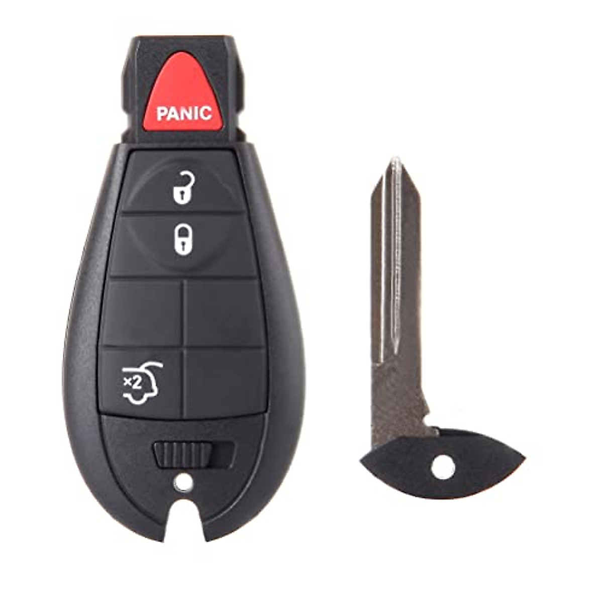 AZHZ 433MHZ Uncut Keyless Entry Remote Control Car Key Fob Simple Key Programmer Fit for 300 2008-2010 for Town & Country 2008-2012 M3N5WY783X