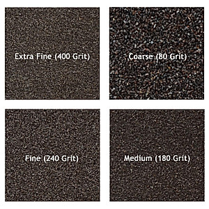 Extra Fine (400 Grit) Manual Sanding Sponge Sheet Kitchen Polishing Grinding Abrasive Sponge Block 4-Inch, 4-Pack