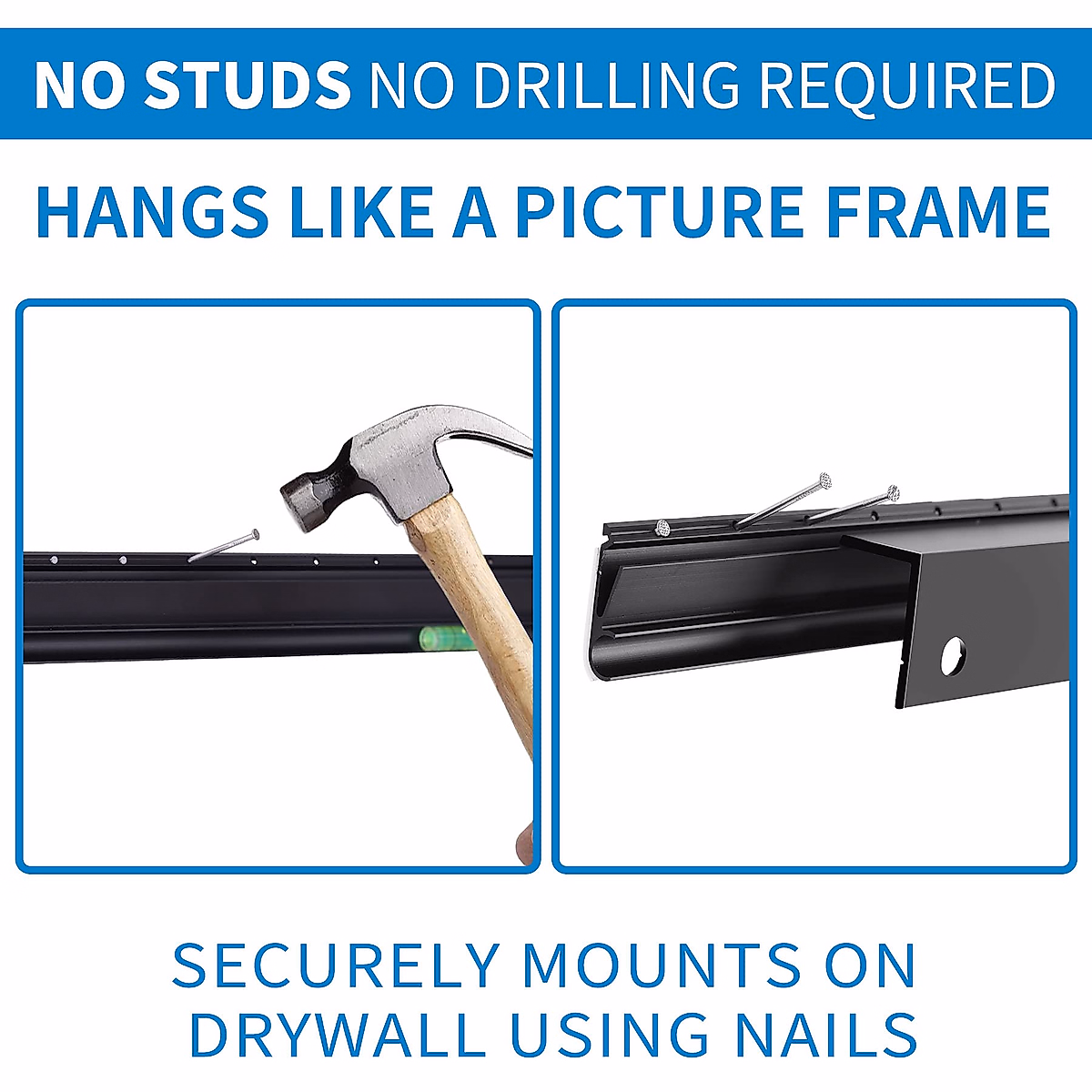 Studless Drywall TV Mount for 13-55 inch TVs, No Stud TV Wall Bracket Max VESA 400x400mm up to 100 lbs Universal Fits Most LED LCD Plasma Flat/Curved Screen TVs & Monitors